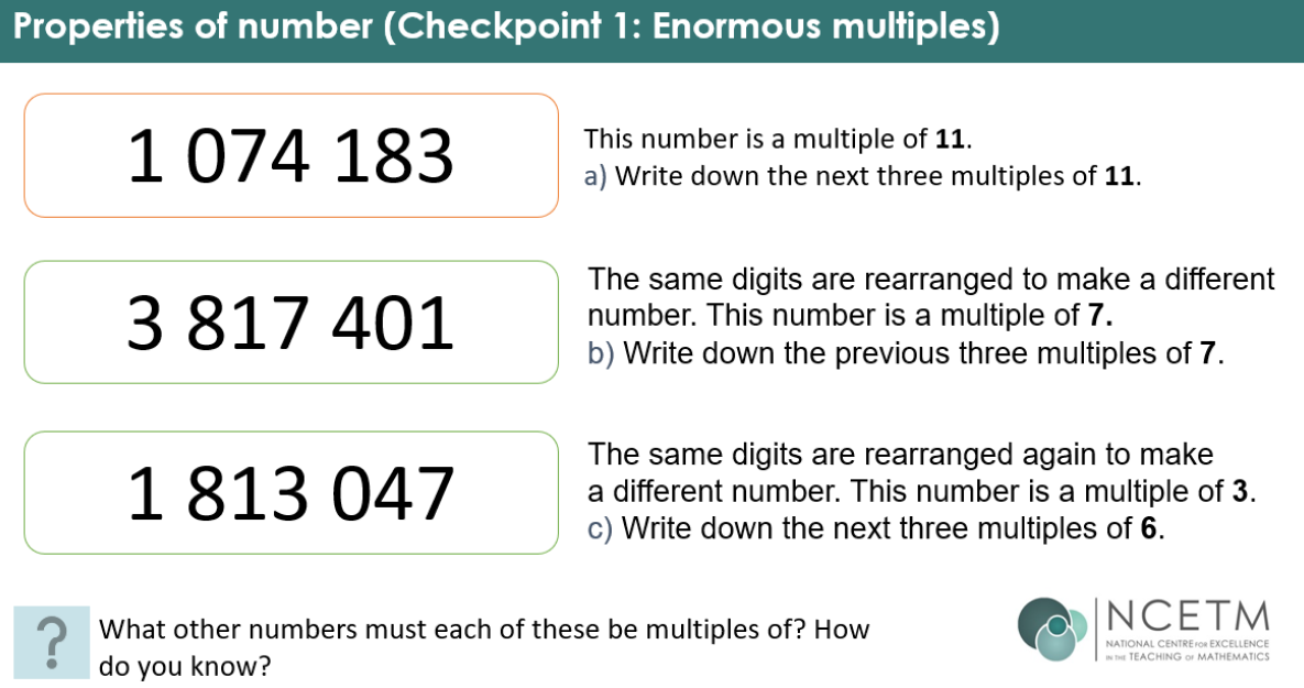 Checkpoints | NCETM